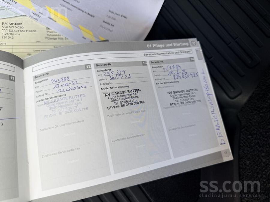 Серый Вольво ХС60 2010 в Рига, объемом двигателя 2.40 л и пробегом 290 тыс. км за 8995 €, фото 25 на AUTOMOTO.COM.LV