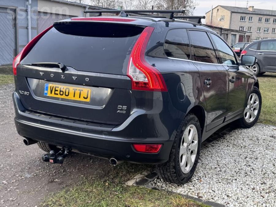 Grey Volvo XC60 2011 in Ogre, with an engine capacity of 2.40 L and mileage of 290 thousand km for 3350 €, photo 7 on AUTOMOTO.COM.LV