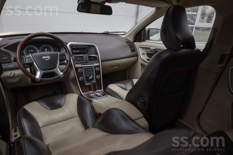 Grey Volvo XC60 2011 in Riga, with an engine capacity of 2.40 L and mileage of 0 thousand km for 6995 €, photo 12 on AUTOMOTO.COM.LV