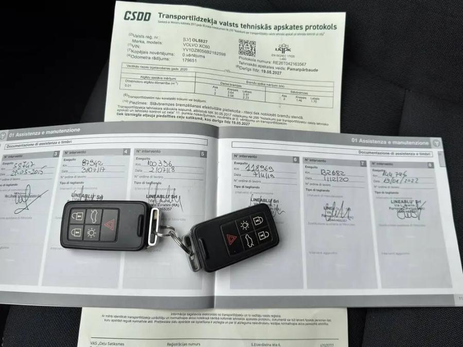 Серый Вольво ХС60 2011 в Резекне, объемом двигателя 2.40 л и пробегом 180 тыс. км за 9500 €, фото 19 на AUTOMOTO.COM.LV
