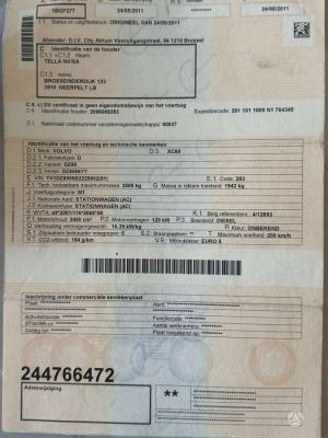 Серый Вольво ХС60 2011 в Каунас, объемом двигателя 2.40 л и пробегом 226 тыс. км за 9000 €, фото 31 на AUTOMOTO.COM.LV