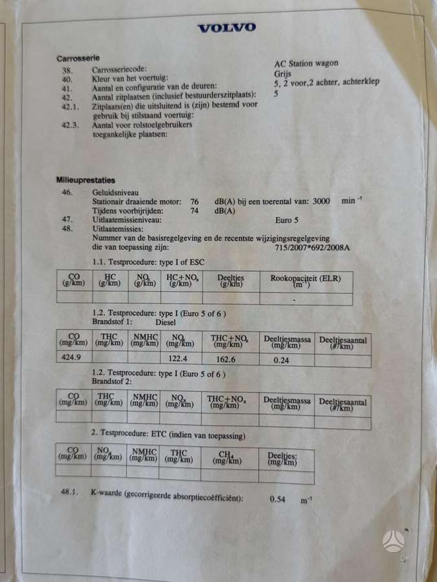 Серый Вольво ХС60 2011 в Каунас, объемом двигателя 2.40 л и пробегом 226 тыс. км за 9000 €, фото 33 на AUTOMOTO.COM.LV