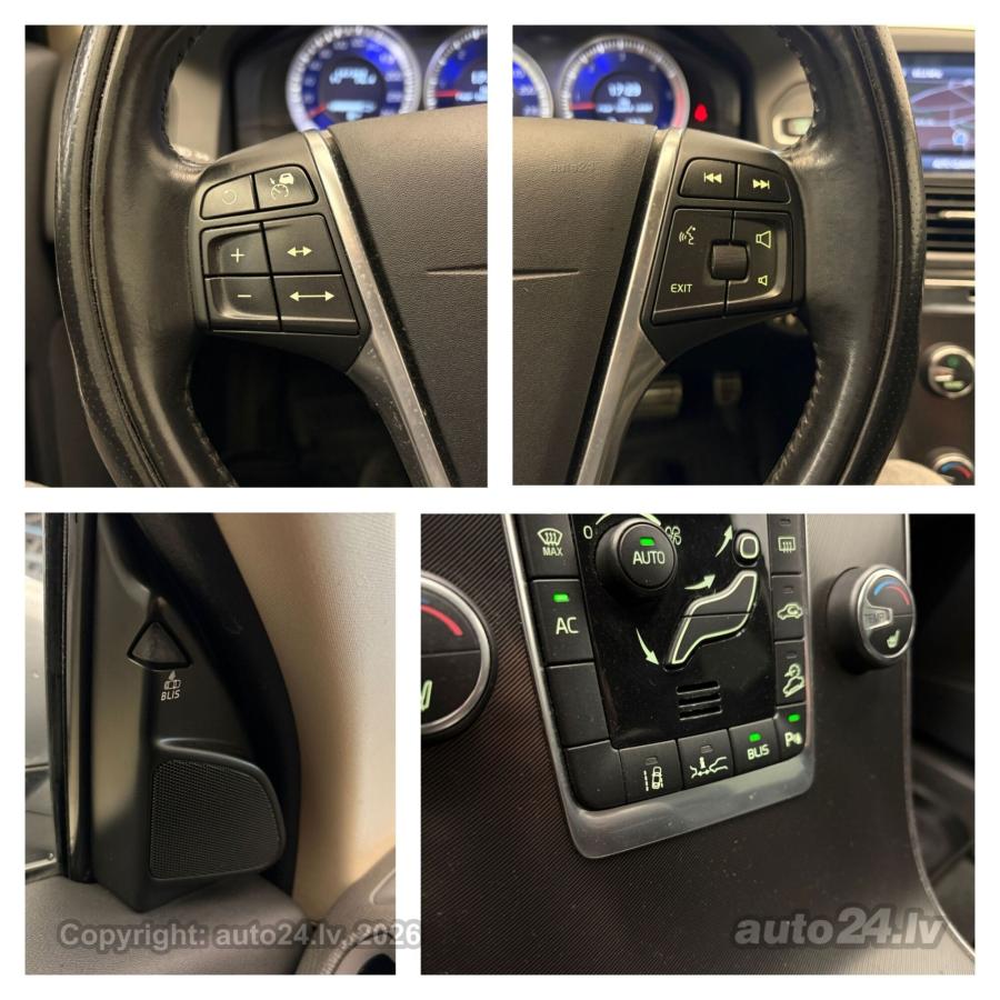 Grey Volvo XC60 2012 in Tallinn, with an engine capacity of 2.40 L and mileage of 187 thousand km for 12500 €, photo 13 on AUTOMOTO.COM.LV