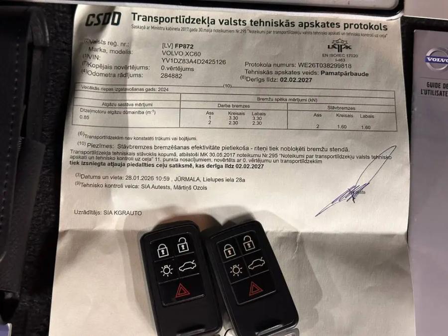 Серый Вольво ХС60 2012 в Юрмала, объемом двигателя 2.40 л и пробегом 284 тыс. км за 9995 €, фото 28 на AUTOMOTO.COM.LV
