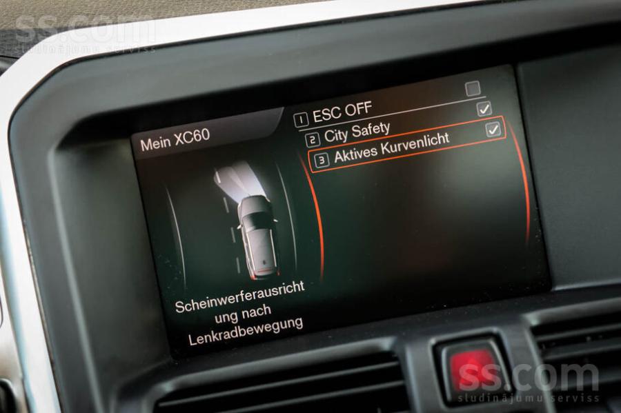 Grey Volvo XC60 2012 in Tukums, with an engine capacity of 2.00 L and mileage of 299 thousand km for 9190 €, photo 16 on AUTOMOTO.COM.LV