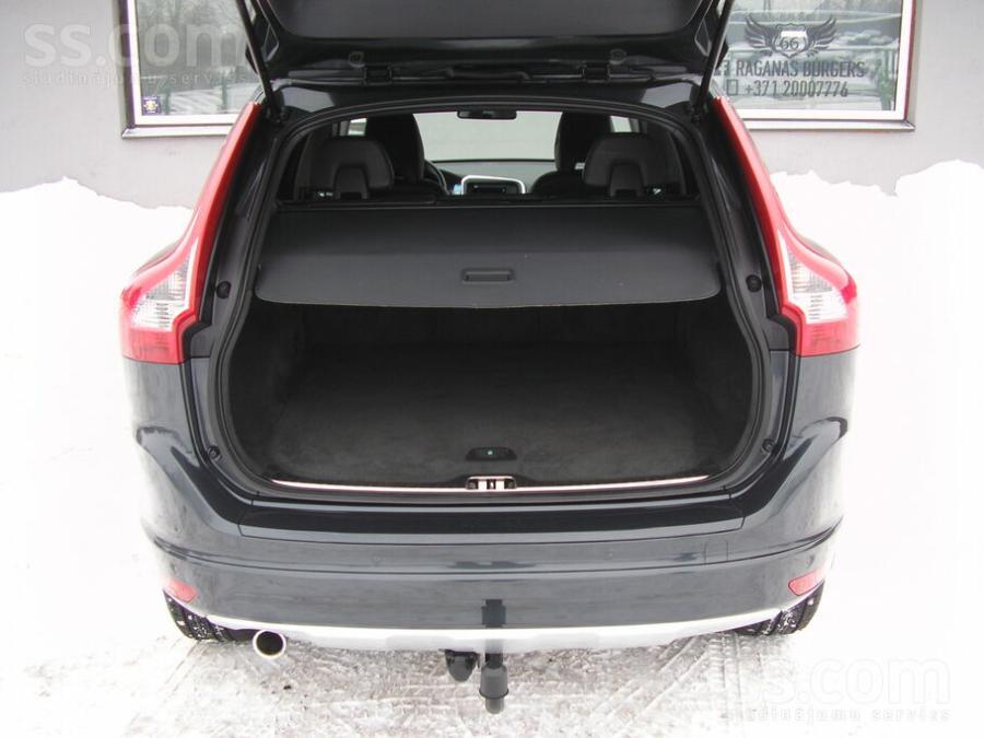 Grey Volvo XC60 2013 in Riga, with an engine capacity of 2.00 L and mileage of 0 thousand km for 11950 €, photo 23 on AUTOMOTO.COM.LV