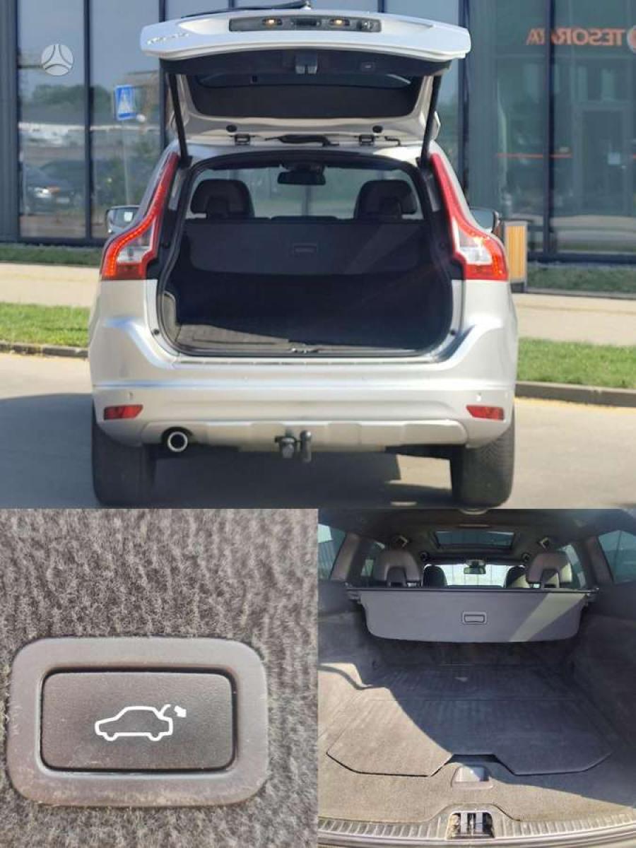 Grey Volvo XC60 2013 in Siauliai, with an engine capacity of 2.00 L and mileage of 149 thousand km for 13850 €, photo 29 on AUTOMOTO.COM.LV