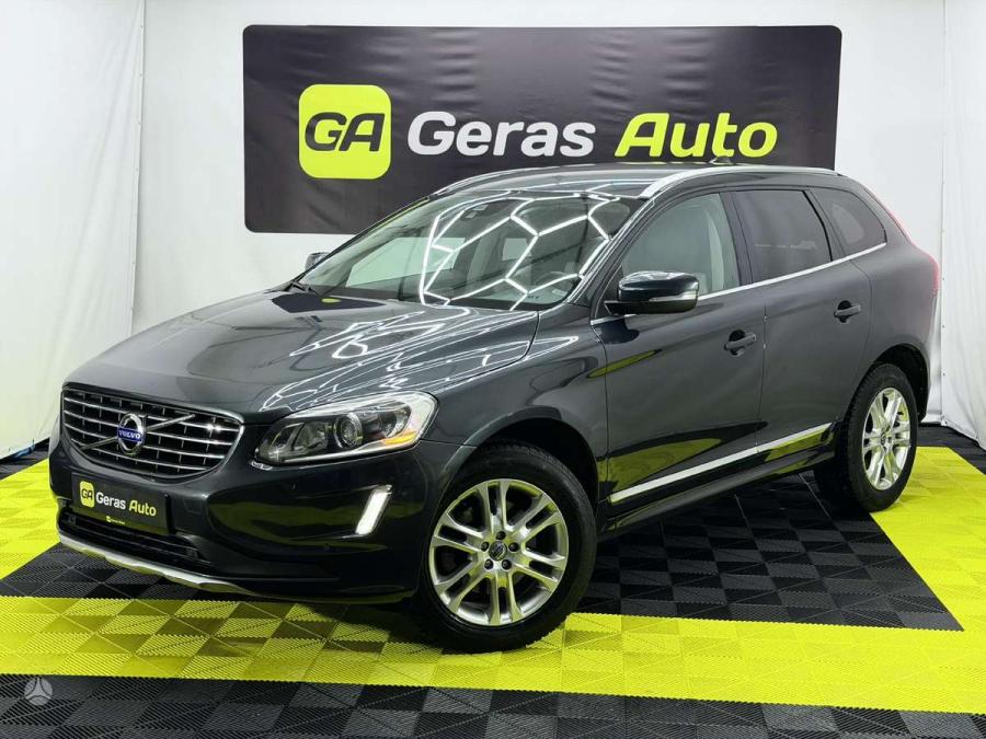 Grey Volvo XC60 2014 in Vilnius, with an engine capacity of 2.40 L and mileage of 328 thousand km for 12990 €, photo 1 on AUTOMOTO.COM.LV
