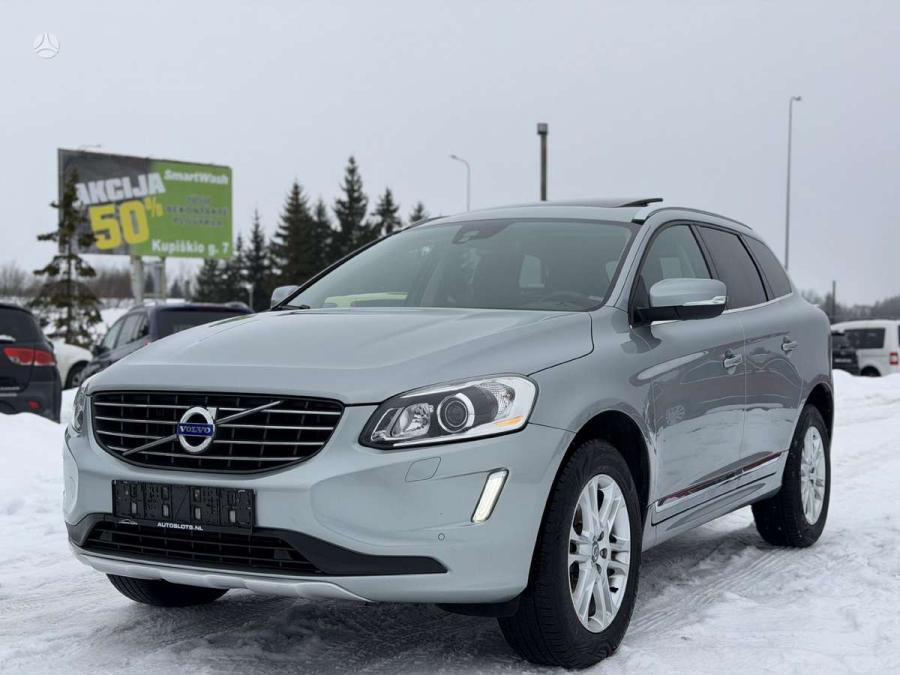 Grey Volvo XC60 2014 in Utena, with an engine capacity of 2.40 L and mileage of 236 thousand km for 13950 €, photo 1 on AUTOMOTO.COM.LV