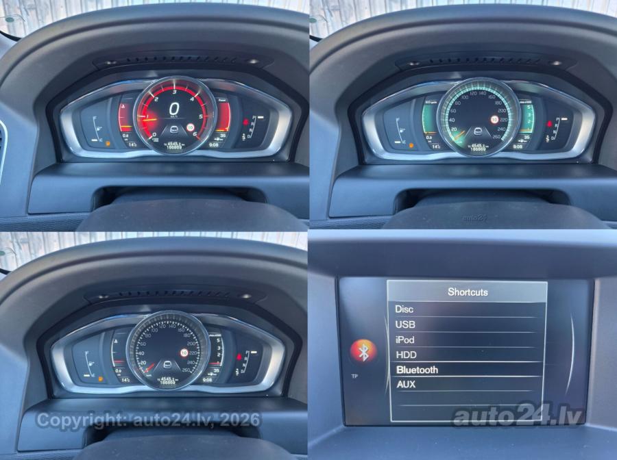Grey Volvo XC60 2014 in Tallinn, with an engine capacity of 2.00 L and mileage of 187 thousand km for 11990 €, photo 16 on AUTOMOTO.COM.LV