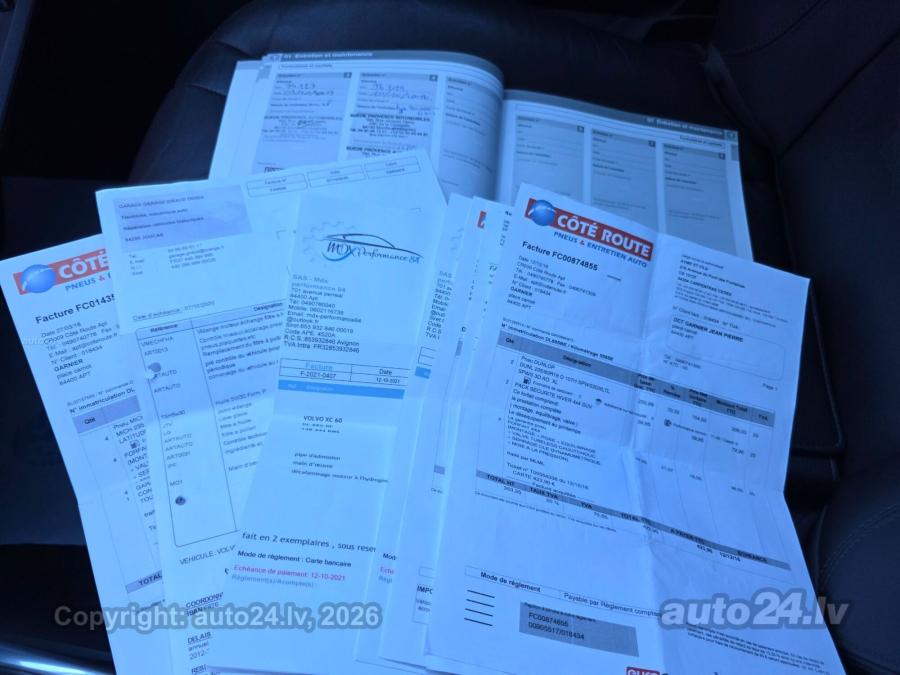 Grey Volvo XC60 2014 in Tallinn, with an engine capacity of 2.00 L and mileage of 187 thousand km for 11990 €, photo 26 on AUTOMOTO.COM.LV