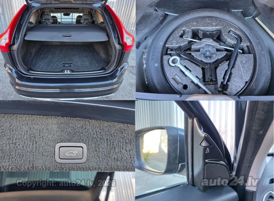 Grey Volvo XC60 2014 in Tallinn, with an engine capacity of 2.00 L and mileage of 187 thousand km for 11990 €, photo 30 on AUTOMOTO.COM.LV