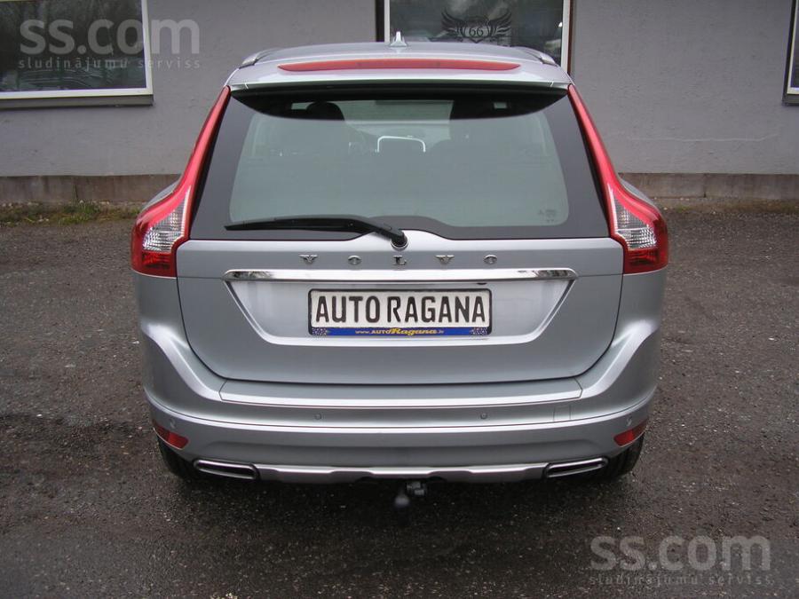 Grey Volvo XC60 2014 in Riga, with an engine capacity of 2.40 L and mileage of 0 thousand km for 14990 €, photo 7 on AUTOMOTO.COM.LV