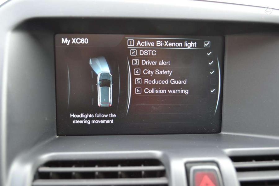 Grey Volvo XC60 2014 in Vilnius, with an engine capacity of 2.40 L and mileage of 144 thousand km for 13000 €, photo 27 on AUTOMOTO.COM.LV