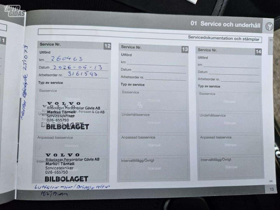 Pelēks Volvo XC60 2014 Šauļi, ar dzinēja tilpumu 2.40 L un nobraukumu 262 tūkst. km par 13950 €, foto 31 vietnē AUTOMOTO.COM.LV