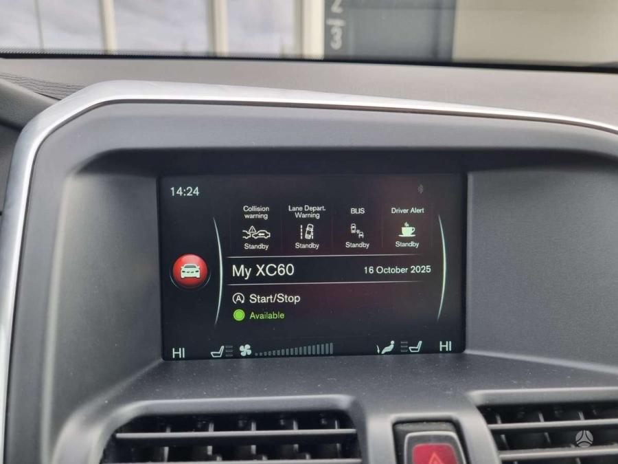 Grey Volvo XC60 2015 in Vilnius, with an engine capacity of 2.40 L and mileage of 235 thousand km for 16800 €, photo 23 on AUTOMOTO.COM.LV