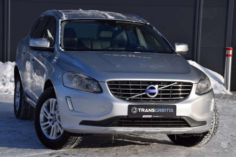 Grey Volvo XC60 2015 in Vilnius, with an engine capacity of 1.97 L and mileage of 240 thousand km for 9999 €, photo 4 on AUTOMOTO.COM.LV