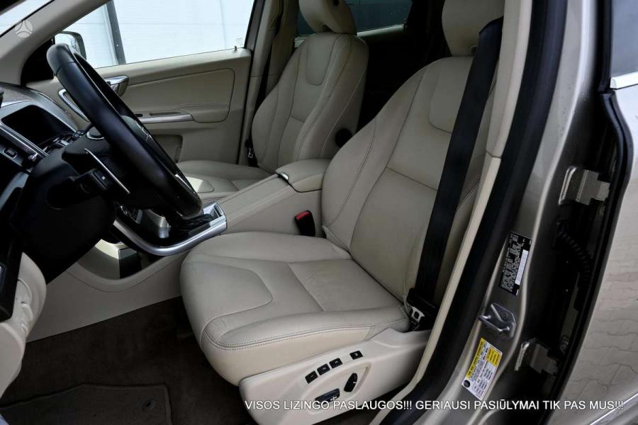 Grey Volvo XC60 2015 in Kretinga, with an engine capacity of 1.97 L and mileage of 205 thousand km for 12799 €, photo 22 on AUTOMOTO.COM.LV