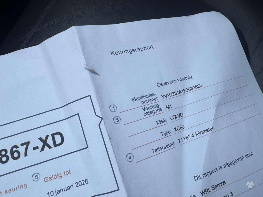 Серый Вольво ХС60 2015 в Алитус, объемом двигателя 1.98 л и пробегом 245 тыс. км за 11650 €, фото 13 на AUTOMOTO.COM.LV