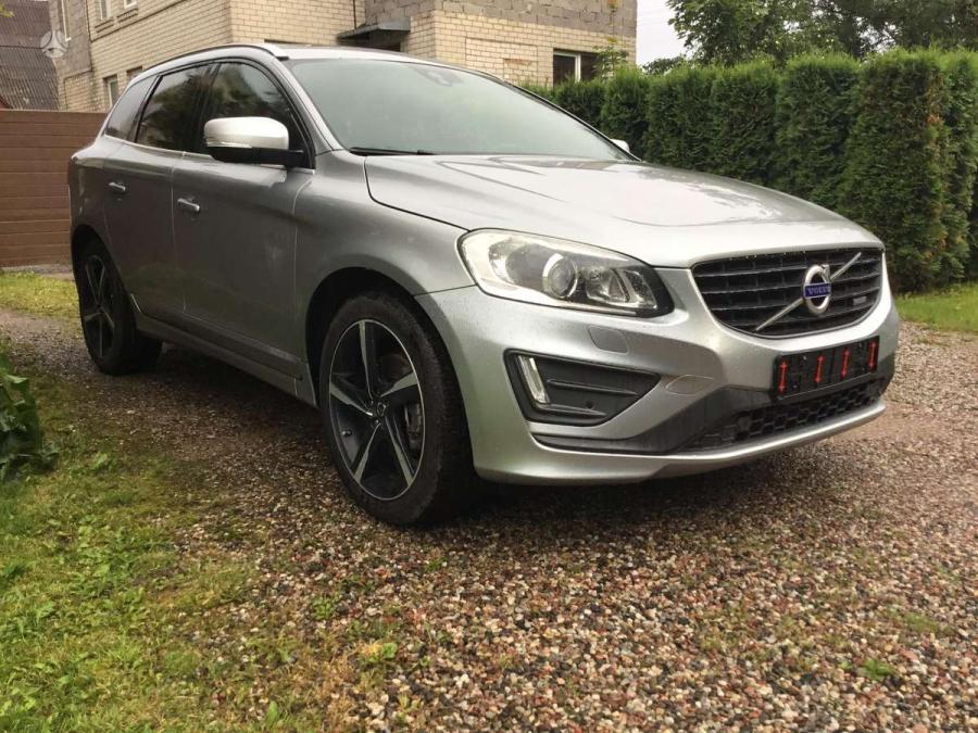 Pelēks Volvo XC60 2015 Tauragė, ar dzinēja tilpumu 3.00 L un nobraukumu 0 tūkst. km par 10888 €, foto 1 vietnē AUTOMOTO.COM.LV