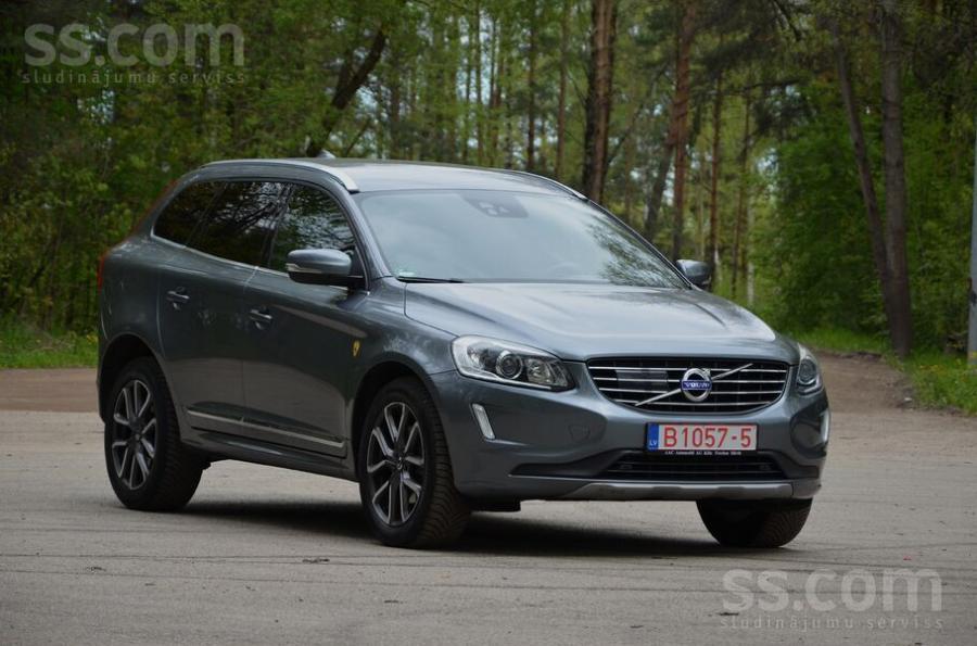 Grey Volvo XC60 2016 in Riga, with an engine capacity of 2.40 L and mileage of 0 thousand km for 18900 €, photo 1 on AUTOMOTO.COM.LV