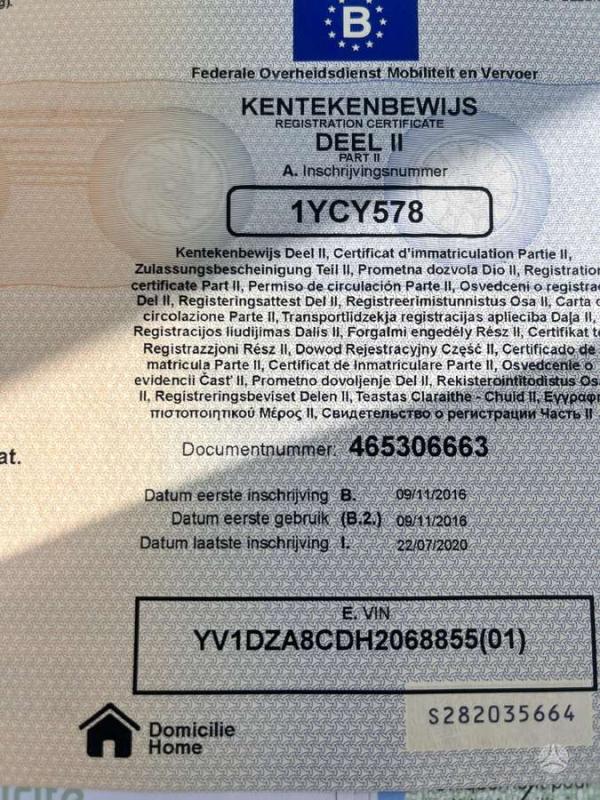 Pelēks Volvo XC60 2016 Kauņa, ar dzinēja tilpumu 2.00 L un nobraukumu 350 tūkst. km par 11200 €, foto 11 vietnē AUTOMOTO.COM.LV