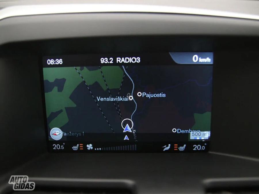 Grey Volvo XC60 2016 in Vilnius, with an engine capacity of 2.00 L and mileage of 220 thousand km for 15599 €, photo 25 on AUTOMOTO.COM.LV