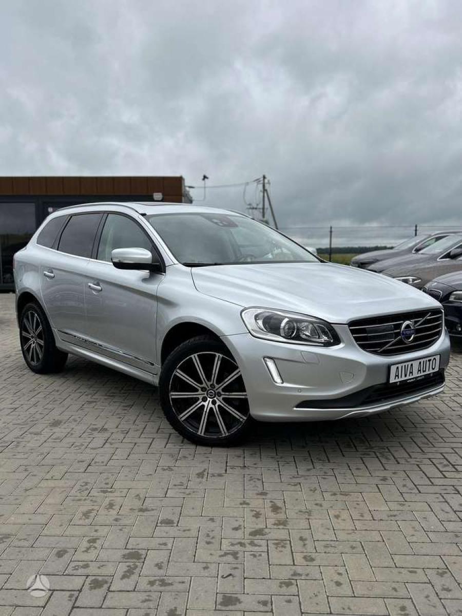 Grey Volvo XC60 2016 in Kaunas, with an engine capacity of 1.97 L and mileage of 149 thousand km for 10300 €, photo 7 on AUTOMOTO.COM.LV