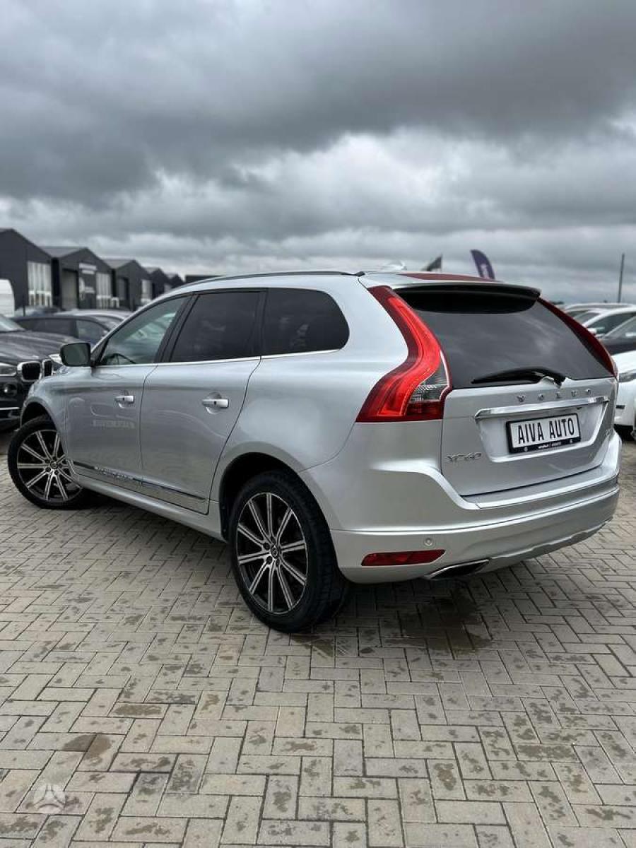 Grey Volvo XC60 2016 in Kaunas, with an engine capacity of 1.97 L and mileage of 149 thousand km for 10300 €, photo 14 on AUTOMOTO.COM.LV