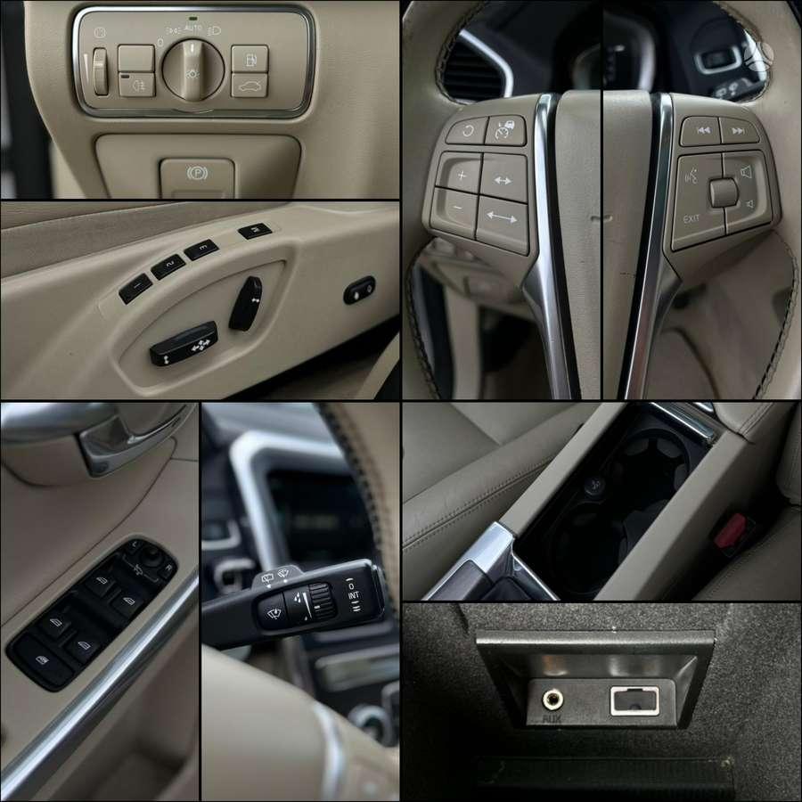 Grey Volvo XC60 2016 in Kaunas, with an engine capacity of 1.97 L and mileage of 149 thousand km for 10300 €, photo 28 on AUTOMOTO.COM.LV