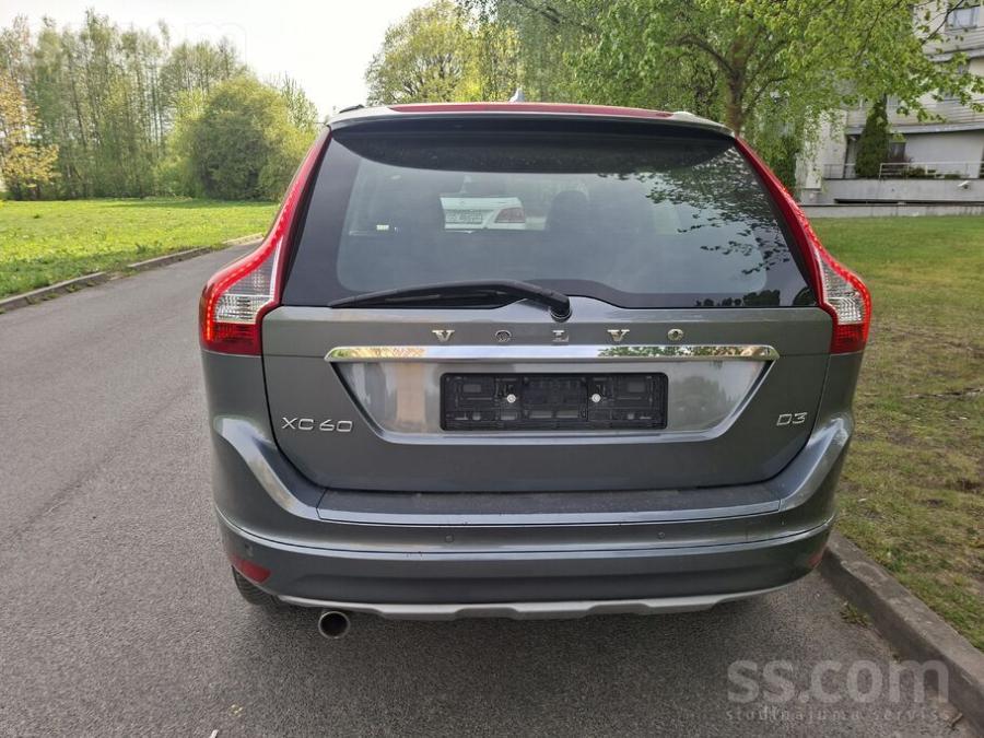 Grey Volvo XC60 2017 in Riga, with an engine capacity of 2.00 L and mileage of 267 thousand km for 11300 €, photo 5 on AUTOMOTO.COM.LV