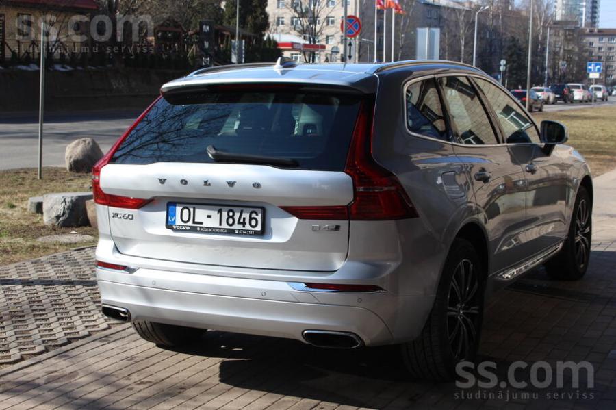 Grey Volvo XC60 2017 in Riga, with an engine capacity of 2.00 L and mileage of 190 thousand km for 17490 €, photo 5 on AUTOMOTO.COM.LV