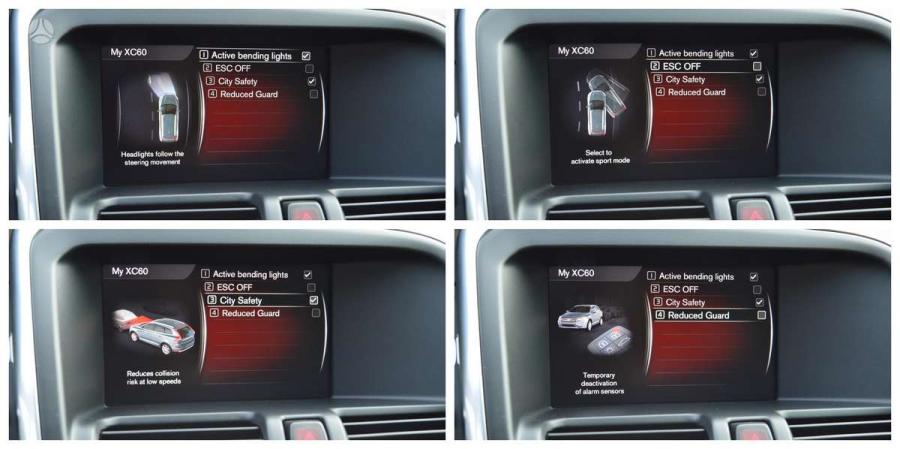 Grey Volvo XC60 2017 in Vilnius, with an engine capacity of 2.40 L and mileage of 175 thousand km for 16750 €, photo 23 on AUTOMOTO.COM.LV