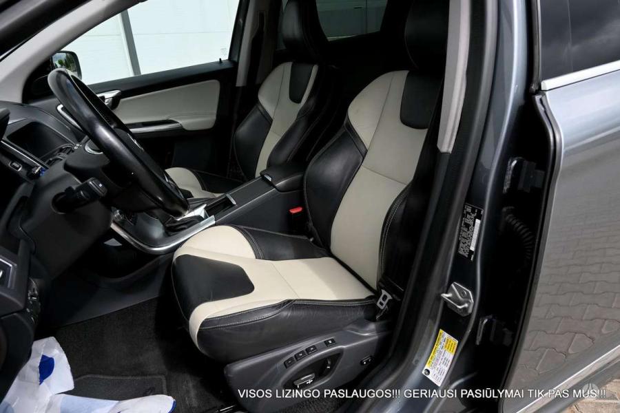 Grey Volvo XC60 2017 in Kretinga, with an engine capacity of 1.97 L and mileage of 198 thousand km for 13999 €, photo 22 on AUTOMOTO.COM.LV