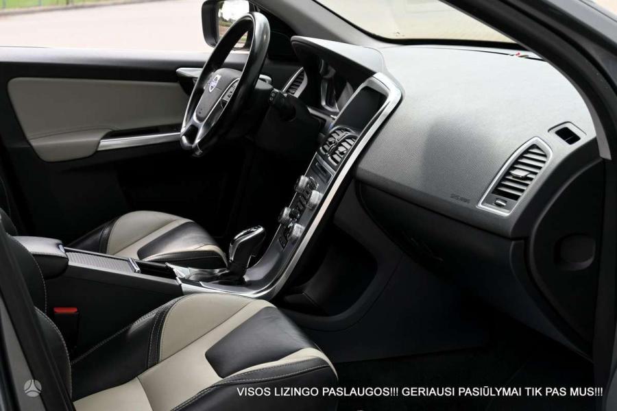 Grey Volvo XC60 2017 in Kretinga, with an engine capacity of 1.97 L and mileage of 198 thousand km for 13999 €, photo 28 on AUTOMOTO.COM.LV