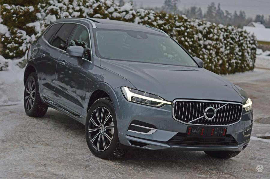 Grey Volvo XC60 2018 in Vilnius, with an engine capacity of 2.00 L and mileage of 97 thousand km for 26750 €, photo 2 on AUTOMOTO.COM.LV