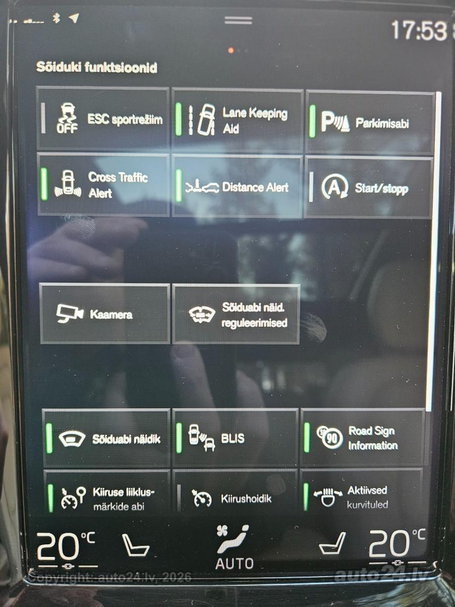 Серый Вольво ХС60 2018 в Таллин, объемом двигателя 2.00 л и пробегом 169 тыс. км за 28990 €, фото 19 на AUTOMOTO.COM.LV