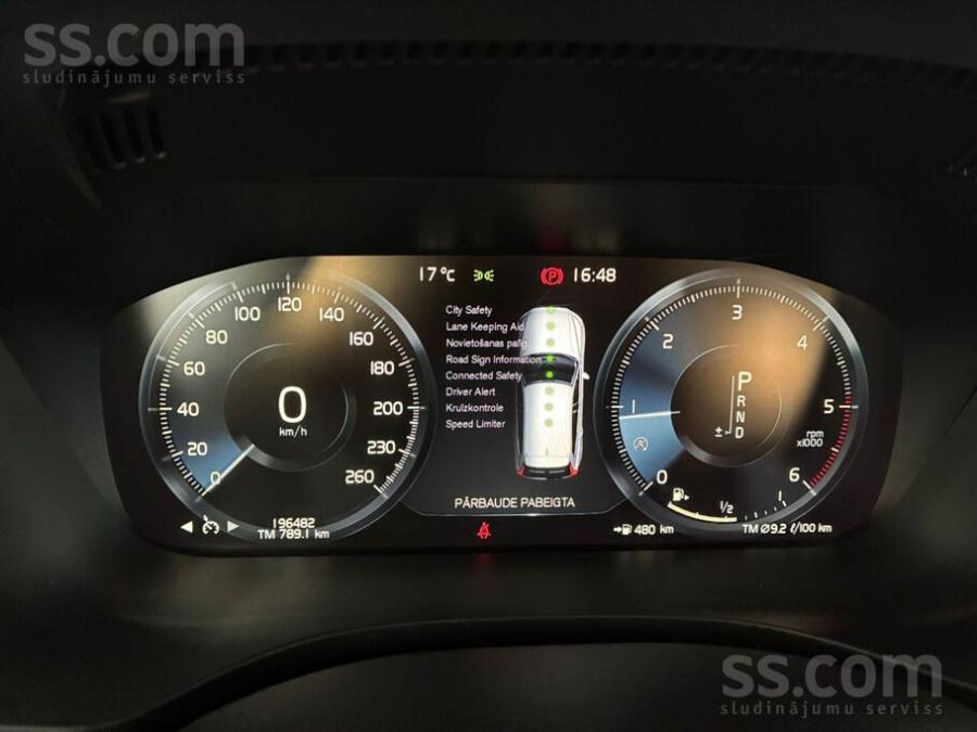 Pelēks Volvo XC60 2018 Rīga, ar dzinēja tilpumu 2.00 L un nobraukumu 196 tūkst. km par 19990 €, foto 11 vietnē AUTOMOTO.COM.LV