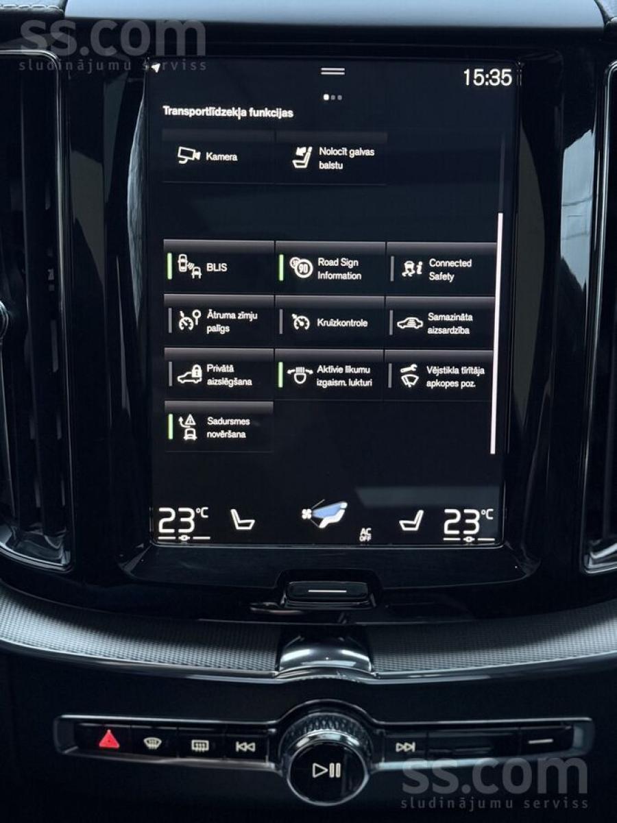 Grey Volvo XC60 2018 in Riga, with an engine capacity of 2.00 L and mileage of 0 thousand km for 25800 €, photo 14 on AUTOMOTO.COM.LV