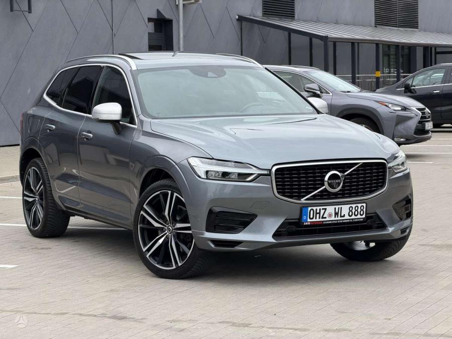 Grey Volvo XC60 2018 in Jonava, with an engine capacity of 1.97 L and mileage of 280 thousand km for 19850 €, photo 13 on AUTOMOTO.COM.LV