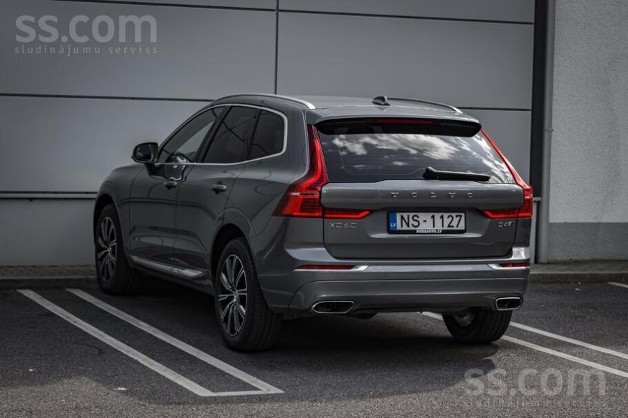 Grey Volvo XC60 2018 in Riga, with an engine capacity of 2.00 L and mileage of 260 thousand km for 17950 €, photo 7 on AUTOMOTO.COM.LV