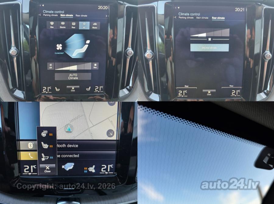 Grey Volvo XC60 2018 in Tallinn, with an engine capacity of 2.00 L and mileage of 106 thousand km for 26900 €, photo 21 on AUTOMOTO.COM.LV