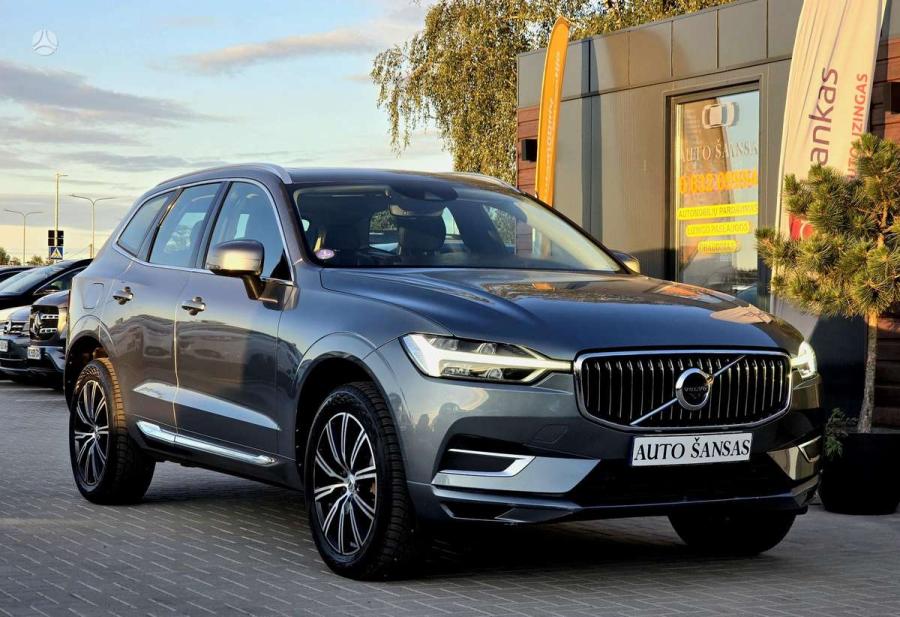 Grey Volvo XC60 2018 in Taurage, with an engine capacity of 1.97 L and mileage of 183 thousand km for 20700 €, photo 1 on AUTOMOTO.COM.LV