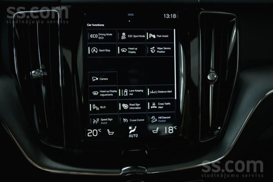 Grey Volvo XC60 2018 in Riga, with an engine capacity of 2.00 L and mileage of 148 thousand km for 19900 €, photo 19 on AUTOMOTO.COM.LV