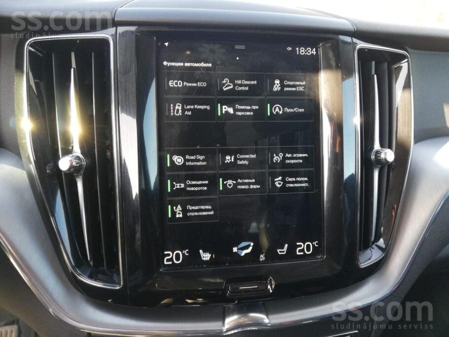 Grey Volvo XC60 2018 in Riga, with an engine capacity of 2.00 L and mileage of 175 thousand km for 18000 €, photo 9 on AUTOMOTO.COM.LV