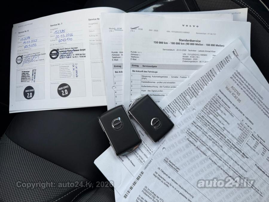 Серый Вольво ХС60 2019 в Таллин, объемом двигателя 2.00 л и пробегом 153 тыс. км за 27999 €, фото 30 на AUTOMOTO.COM.LV