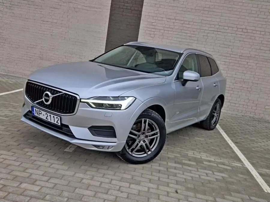 Grey Volvo XC60 2019 in Riga, with an engine capacity of 2.00 L and mileage of 85 thousand km for 27000 €, photo 1 on AUTOMOTO.COM.LV