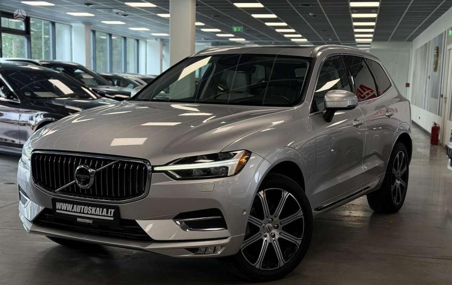Grey Volvo XC60 2019 in Klaipeda, with an engine capacity of 1.97 L and mileage of 69 thousand km for 23450 €, photo 8 on AUTOMOTO.COM.LV