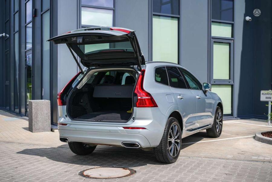 Grey Volvo XC60 2019 in Kaunas, with an engine capacity of 1.97 L and mileage of 201 thousand km for 24950 €, photo 15 on AUTOMOTO.COM.LV