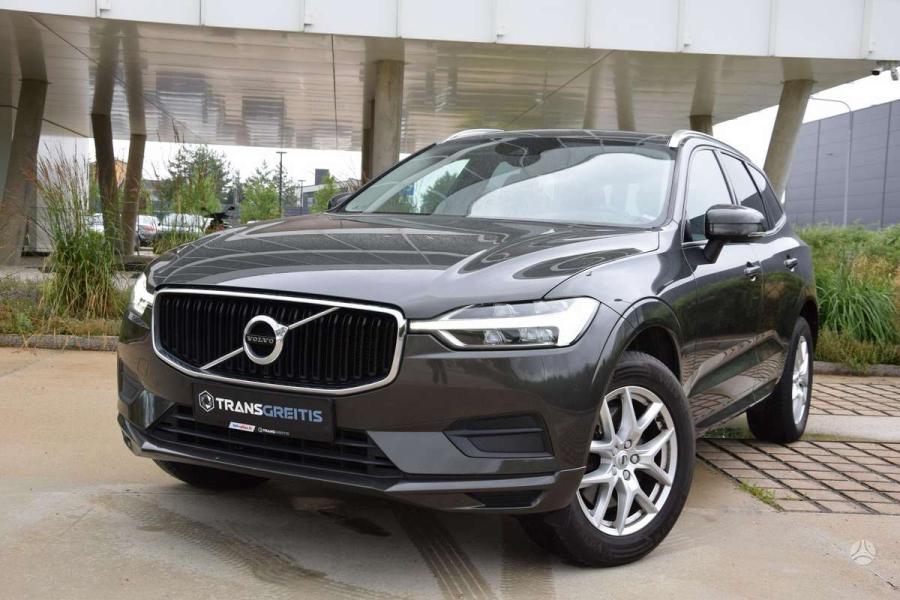 Grey Volvo XC60 2019 in Vilnius, with an engine capacity of 1.97 L and mileage of 250 thousand km for 19500 €, photo 1 on AUTOMOTO.COM.LV